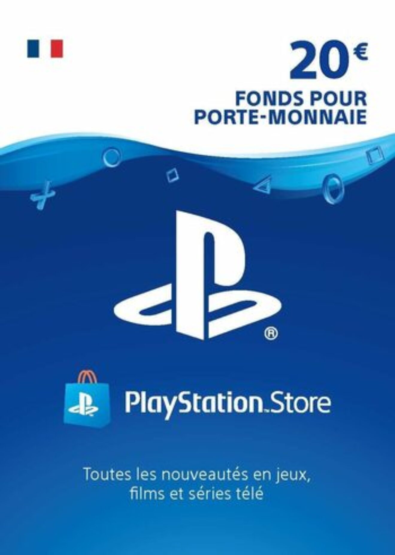 Carte PSN 20€ FR PlayStation Network 20 euro | Livraison instant