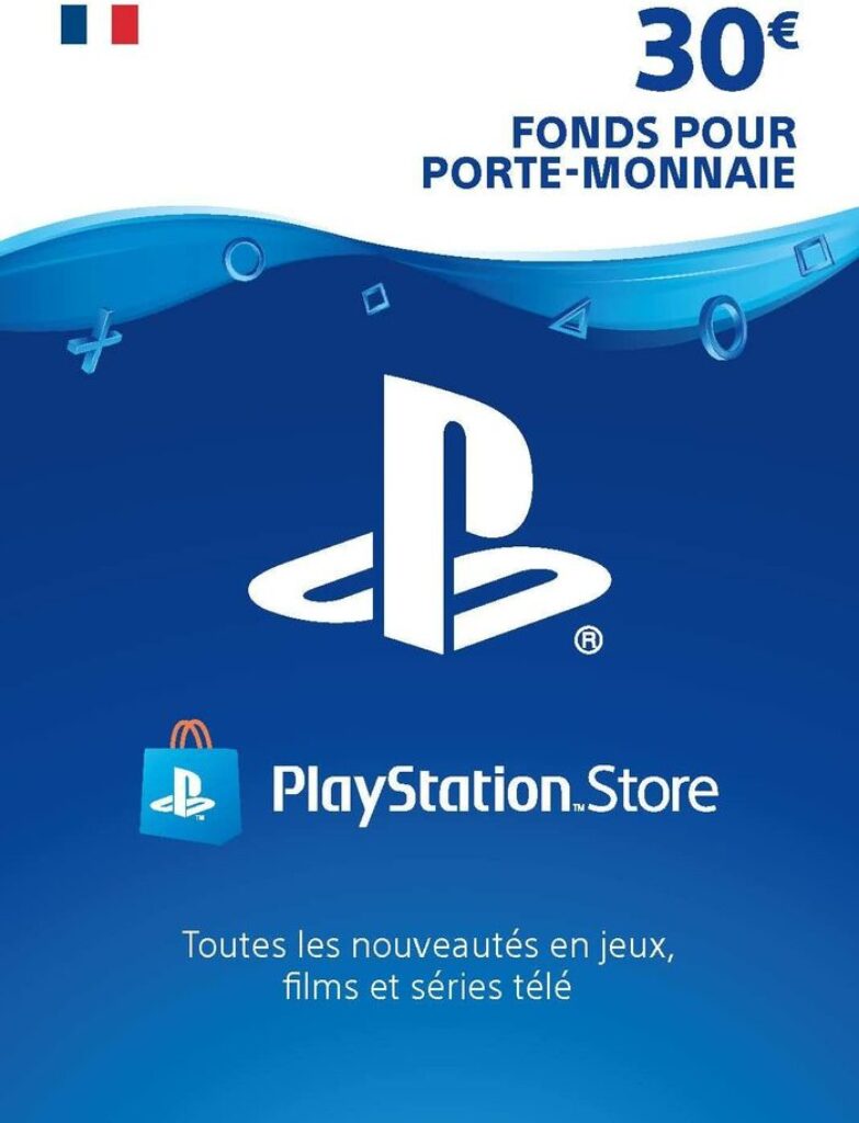 Carte PSN 30€ FR PlayStation Network 30 euro | Livraison instant